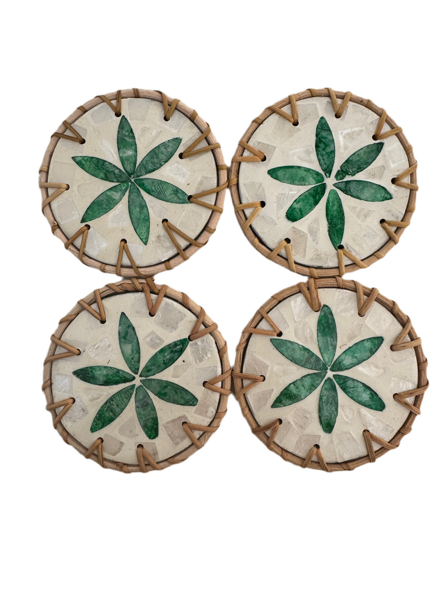 Capiz Shell Coasters – Island Boho