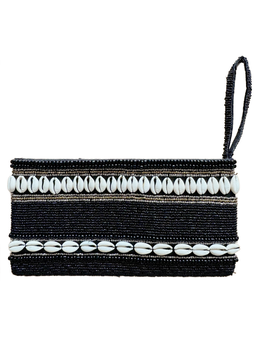 Beaded Cowrie Clutch – Island Boho