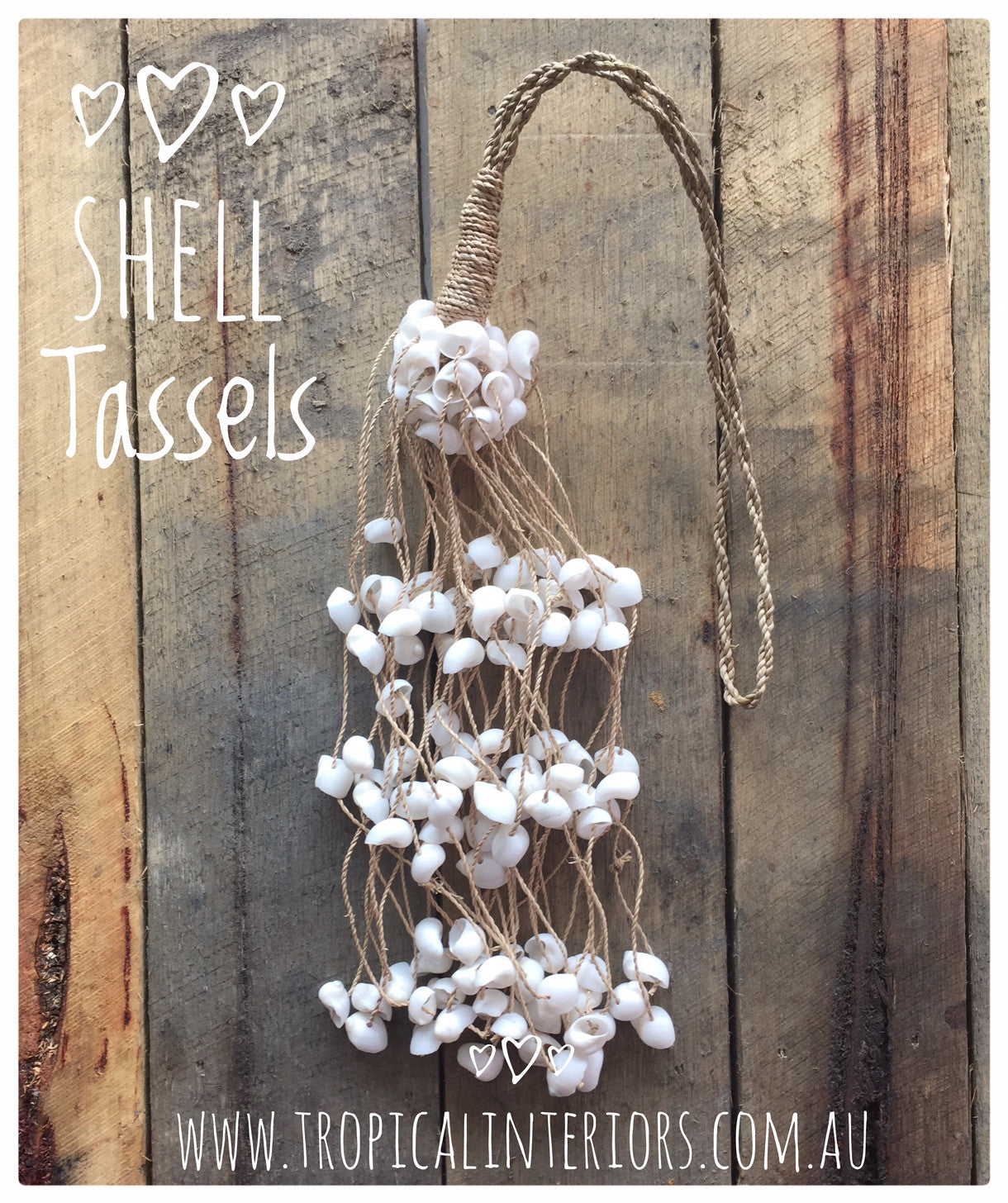 Coastal Shell Tassels – Island Boho